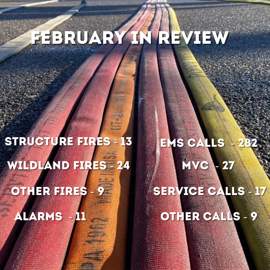 February Call Volume - Theodore Dawes Fire Rescue